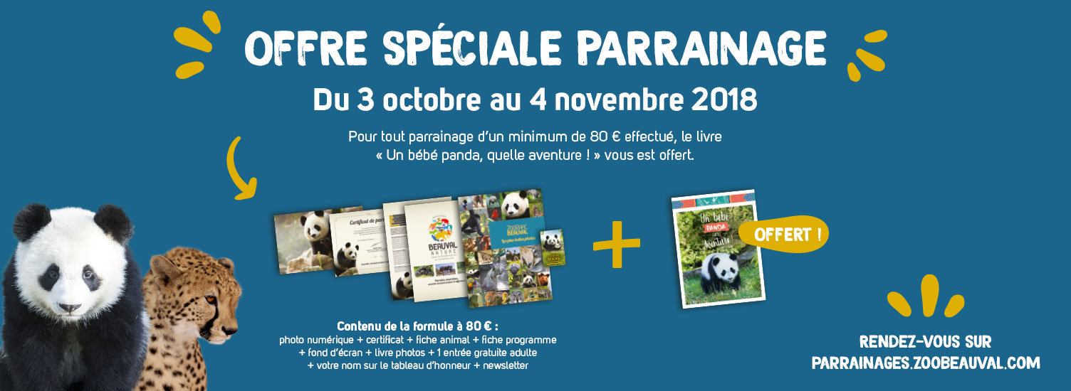 Offre spéciale parrainages - Beauval Actus